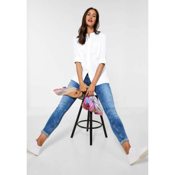 Street One pidempi paitis, valkoinen | Moment.fi